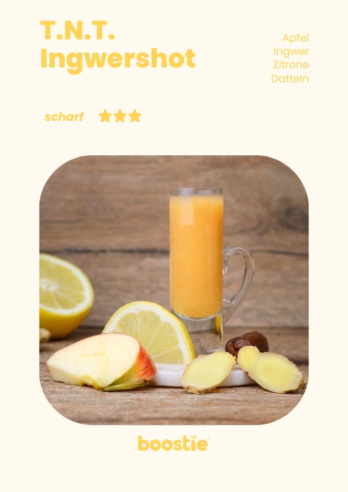 Frische Ingwershots & Säfte bestellen - boostie